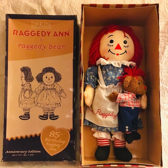 Dakin | Other | Dakin Limited Edition Raggedy Ann Raggedy Bear | Poshmark